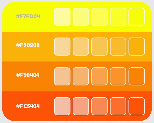 Guía CMYK del color naranja fluorescente | PSICOLOGÍANOVA